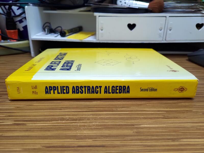 【文今】APPLIED ABSTRACT ALGEBRA 2/e/LIDL/1998/無劃記 嚴重黃斑 書側磨損 | 露天市集 | 全台最大的 ...