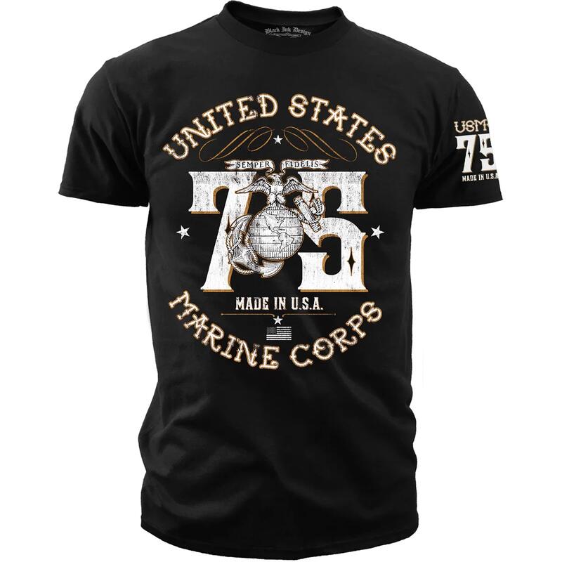 【橋頭堡】 Black Ink Design 陸戰隊 1775 T-shirt T恤 美軍 7.62 | 露天市集 | 全台最大的網路購物市集