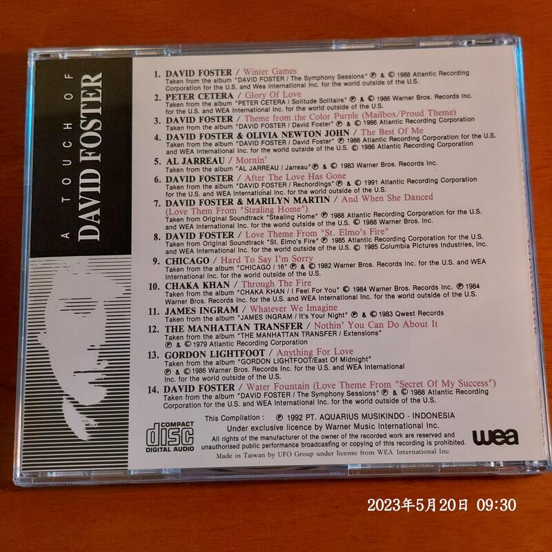 (協奏曲) A TOUCH OF DAVID FOSTER / 大衛佛斯特 - 琴韻輕觸 | 露天市集 | 全台最大的網路購物市集