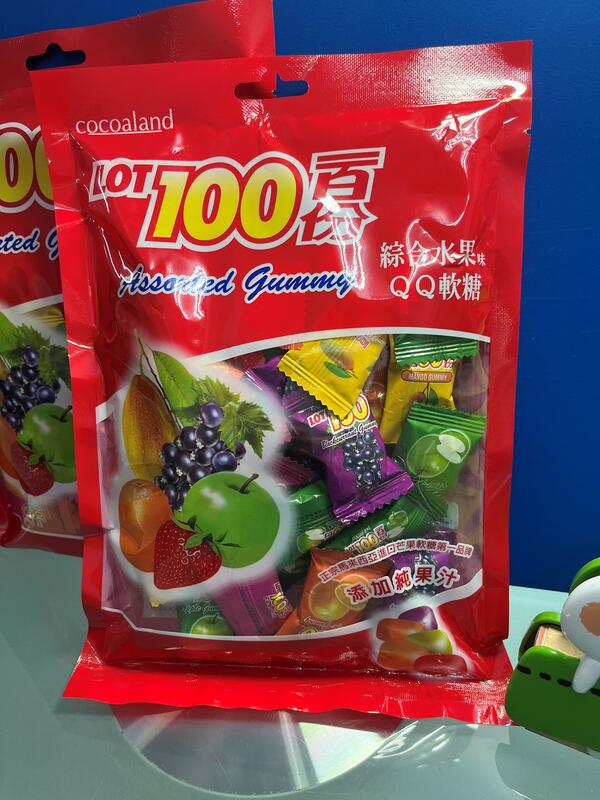 一百分綜合水果味QQ軟糖 200g x 1包 (A-022) | 露天市集 | 全台最大的網路購物市集