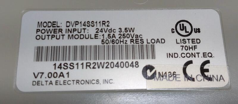 🌞已售出 二手 DVP14SS11R2 標準功能型 DVP-14SS主機 DVP14SS11T2 DELTA台達PLC | 露天市集 | 全台 ...