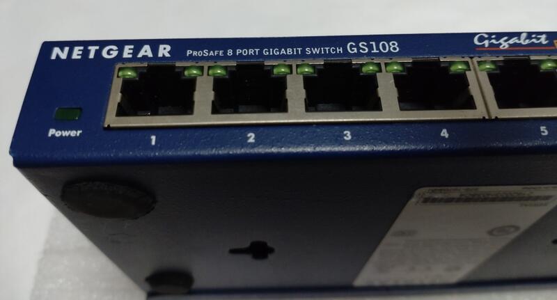 🌞二手現貨保固NETGEAR GS108 V3 8埠Gigabit金屬交換器 8個10/100/1000Mbps無附件 | 露天市集 | 全台 ...
