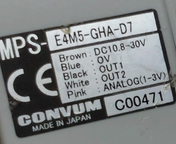 🌞二手現貨保固CONVUM 妙德 MPS-E4M5-GHI-DZ 壓力傳感器 MPS-E4M5-GHA-D7 壓力開關 | 露天市集 | 全台 ...