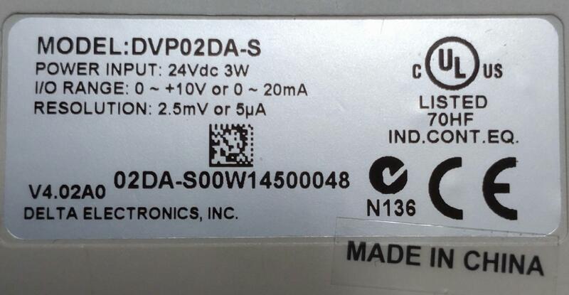 🌞二手現貨保固DELTA台達DVP-04AD DVP04AD-S DVP-02DA DVP02DA-S擴充類比輸入模組 | 露天市集 | 全台 ...