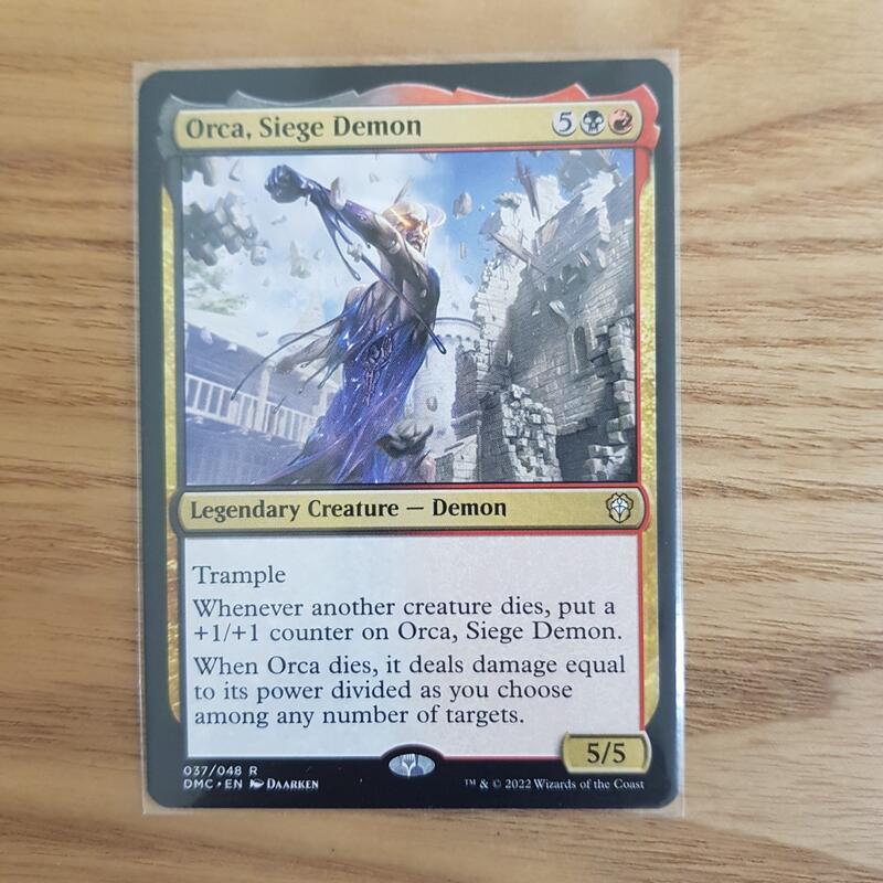 協槓-MTG-DMU 多明納里亞：眾志成城-Orca, Siege Demon-英-普圖 蝕刻閃 | 露天市集 | 全台最大的網路購物市集