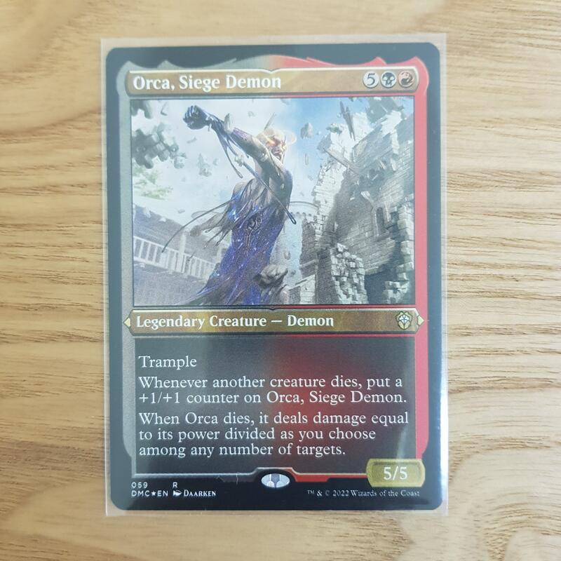 協槓-MTG-DMU 多明納里亞：眾志成城-Orca, Siege Demon-英-普圖 蝕刻閃 | 露天市集 | 全台最大的網路購物市集
