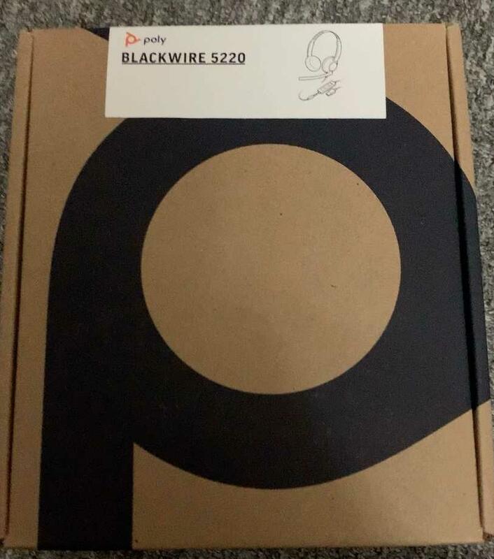 全新原廠原裝 2年保固壞換新 Poly Plantronics Blackwire C5220 USB+3.5耳機線耳機 | 露天市集 | 全 ...