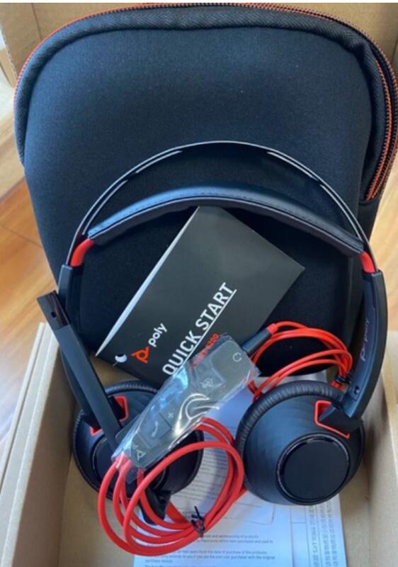 全新原廠原裝 2年保固壞換新 Poly Plantronics Blackwire C5220 USB+3.5耳機線耳機 | 露天市集 | 全 ...