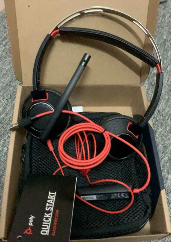 全新原廠原裝 2年保固壞換新 Poly Plantronics Blackwire C5220 USB+3.5耳機線耳機 | 露天市集 | 全 ...