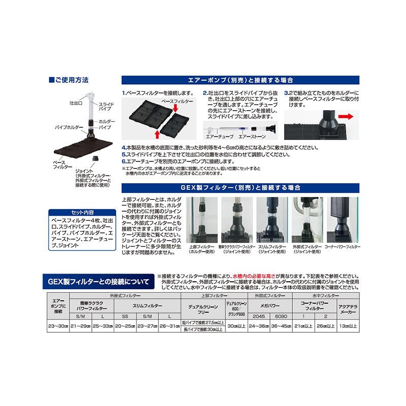 【透明度】GEX 五味 MULTI BASE FILTER 小型缸底部過濾浪板 S【一組】適用水缸30cm以下 | 露天市集 | 全台最大的網路購物市集