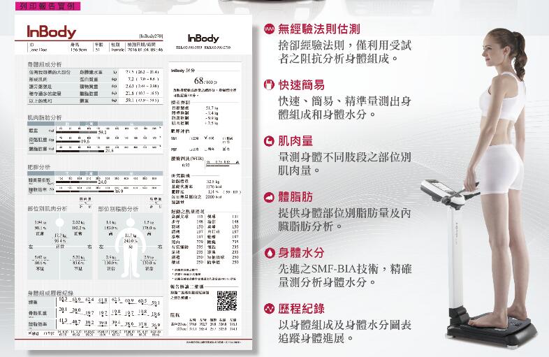 【InBody 270 身體組成分析表】⚡️單次150元⚡️6次 12次 優惠價⚡️歡迎聊聊⚡️台南佳里 測量 | 露天市集 | 全台最大的 ...