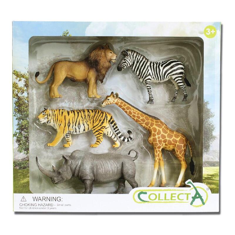 【鹿港麗王】現貨 不挑盒況 CollectA 野生動物禮盒組 5入 | 露天市集 | 全台最大的網路購物市集