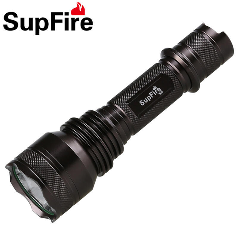 SupFire神火強光手電筒X5-T6戶外騎行車前燈充電遠射防身戰術防水 | 露天市集 | 全台最大的網路購物市集