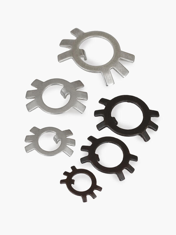 65MN錳304不銹鋼圓螺母用止動墊片止退墊圈六爪防松鎖緊擋圈GB858 | 露天市集 | 全台最大的網路購物市集