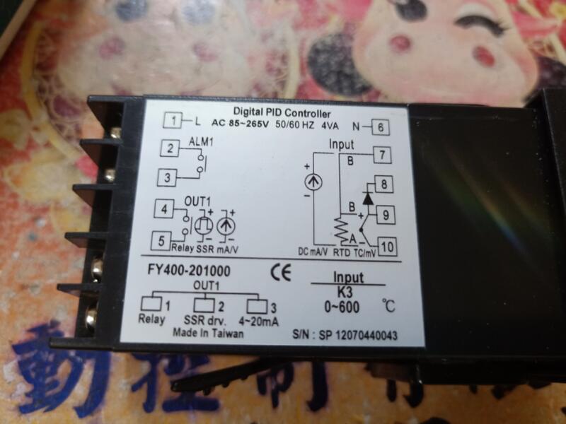 TAIE FY400 溫度表 FY400-201000 0-600度 九成新以上 | 露天市集 | 全台最大的網路購物市集