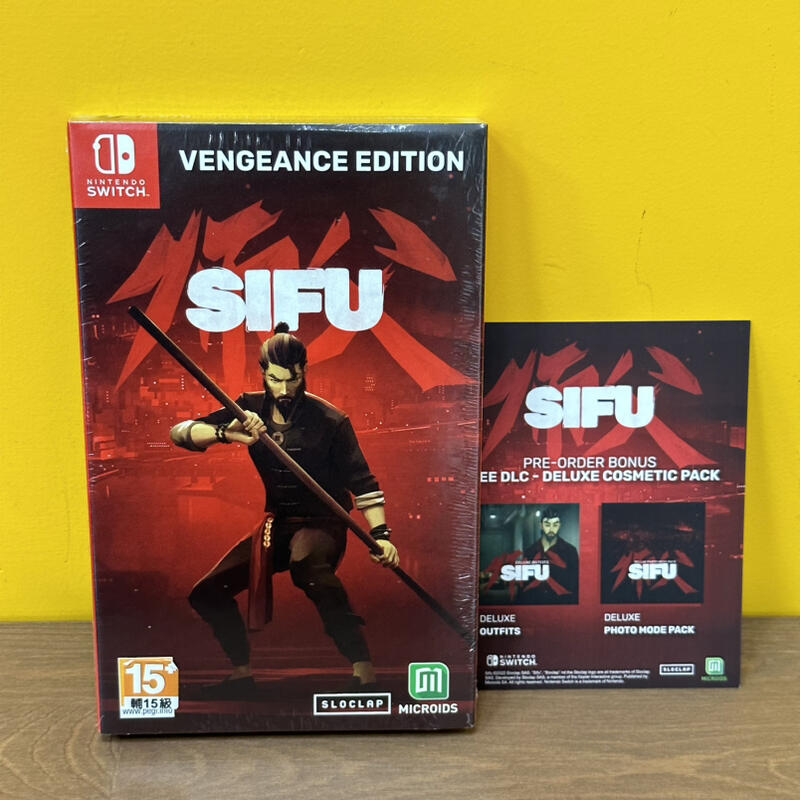 全新現貨 附贈特典 NS Switch 師傅 師父 SIFU 復仇版 鐵盒版 中文版 | 露天市集 | 全台最大的網路購物市集