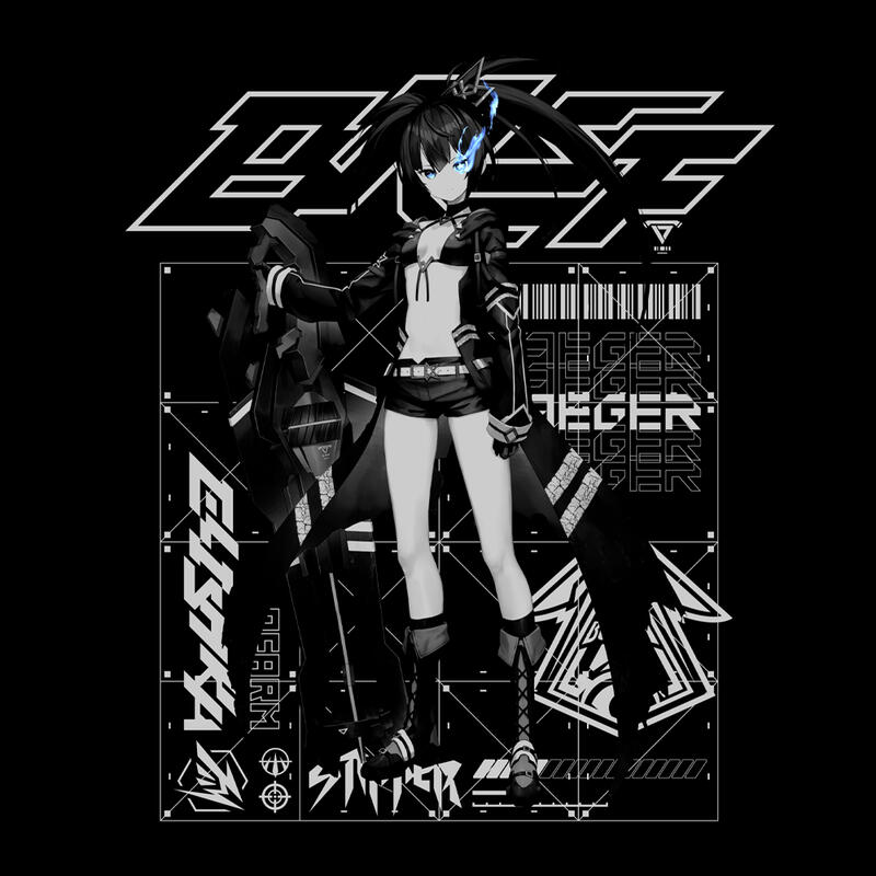 《屠谷裝備》預購 日版 黑岩射手BRS COSPA BLACK★ROCK SHOOTER 短T | 露天市集 | 全台最大的網路購物市集