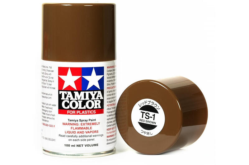 TAMIYA 田宮 噴漆 TS1 TS-1 RED BROWN 紅棕 | 露天市集 | 全台最大的網路購物市集