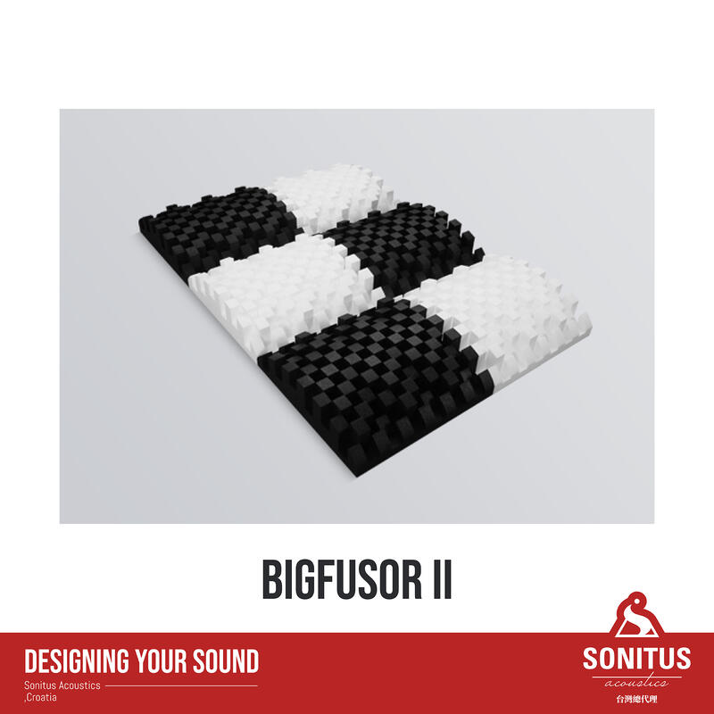 【Sonitus Acoustics 台灣總代理】Bigfusor II 擴散板 60X60cm 硬質發泡聚苯乙烯 3入 | 露天市集 | 全台最大的網路購物市集