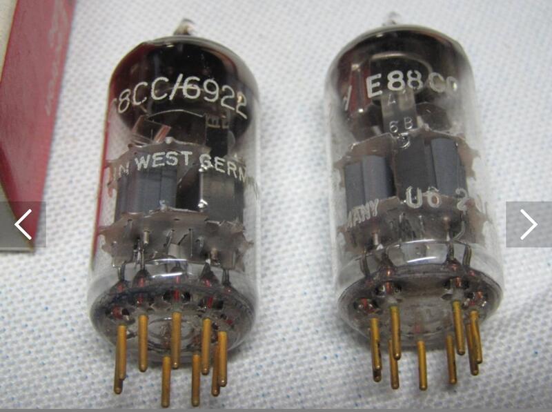 真空管6.RCA E88 CC / 6922 金腳德國製高信頼管（6DJ8）庫存新品保管品共2只特價6000元 | 露天市集 | 全台最大的 ...