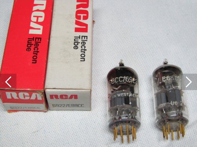 真空管6.RCA E88 CC / 6922 金腳德國製高信頼管（6DJ8）庫存新品保管品共2只特價6000元 | 露天市集 | 全台最大的 ...