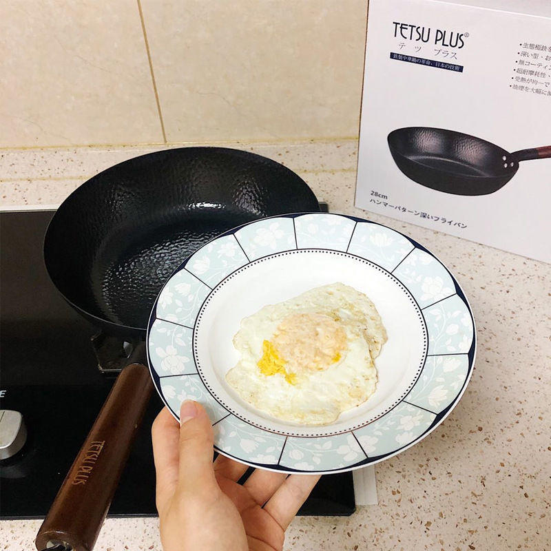 日本TETSU PLUS極鐵鍋平底炒鍋28cm高純鐵無涂層輕量極鐵授權產品 | 露天市集 | 全台最大的網路購物市集